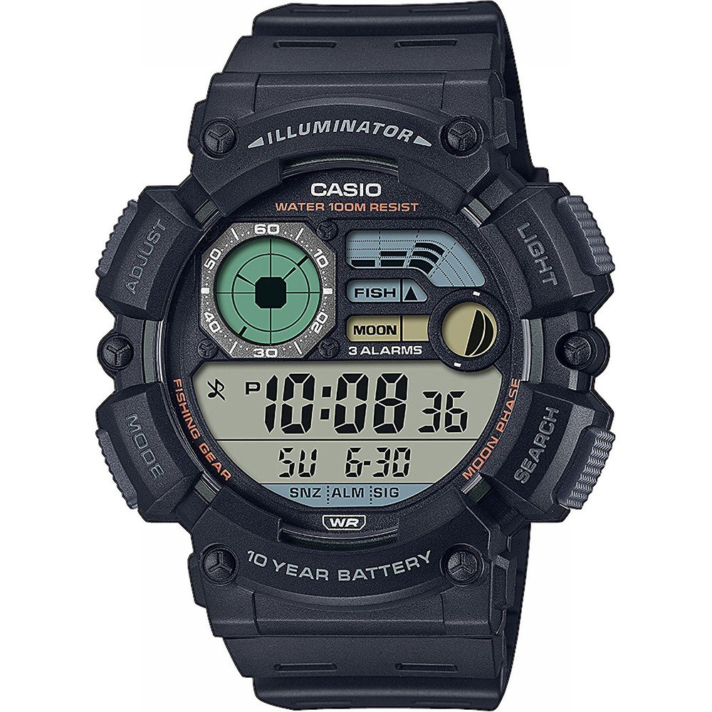 Montre Casio Timeless WS-1500H-1AVEF LCD Large • EAN: 4549526341953 ...