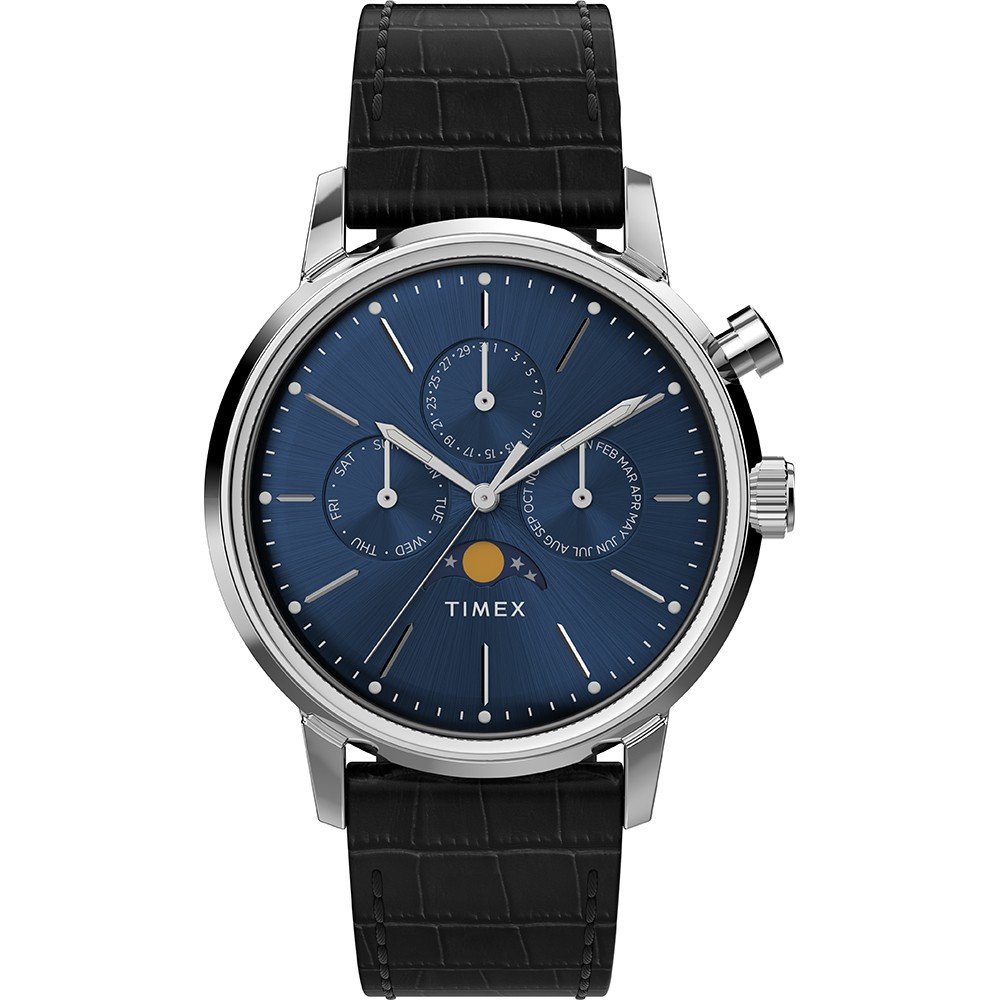 Montre Timex Marlin TW2W51200 Marlin Moon Phase • EAN: 194366343373 ...